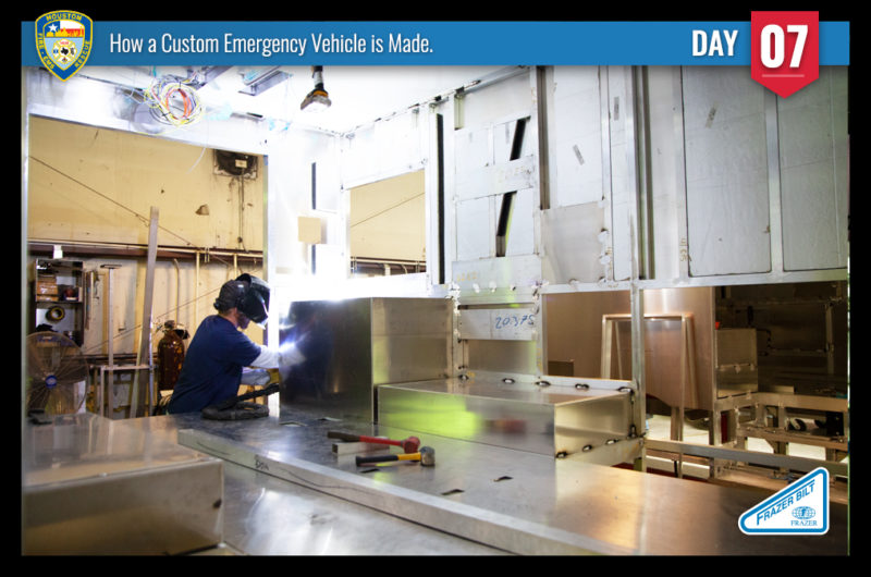 Ambulance Module Construction - Framing - Frazer, Ltd.