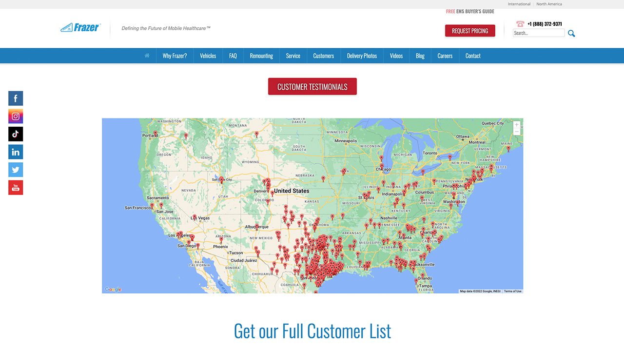 Frazer Customers - Frazer, Ltd.