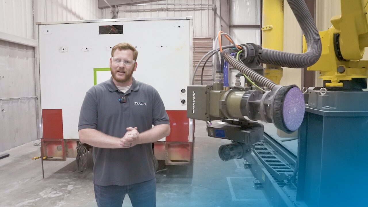 Meet SanDeE*, Frazer's new robotic sanding assistant! - Frazer, Ltd.